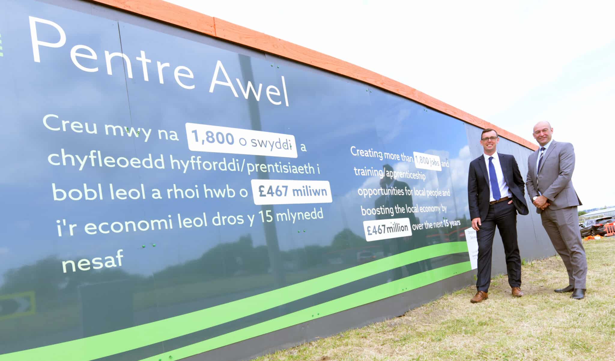 Bouygues UK and Carmarthenshire Council Leaders Welcome MP to Llanelli ...