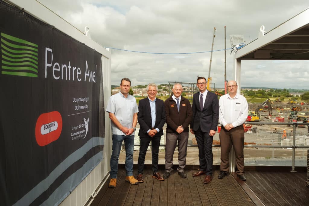 Pentre Awel Project Takes Shape with First Steel Structure - Bouygues UK