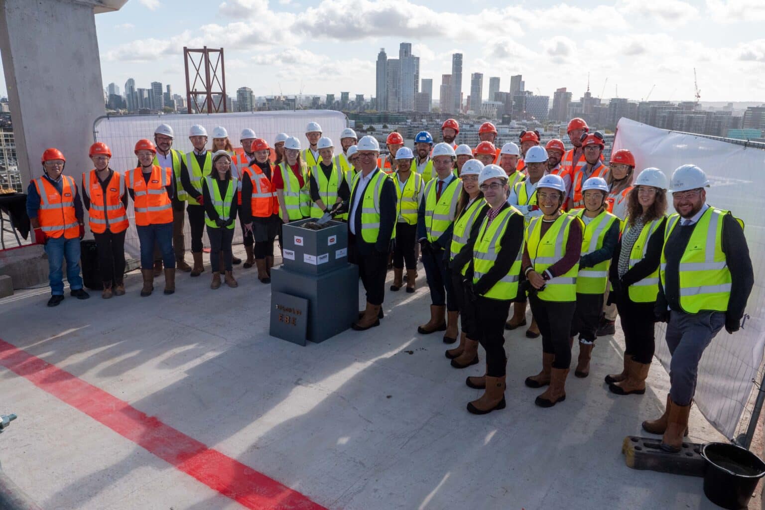 Ebury Bridge Estate Marks Topping Out Milestone - Bouygues UK