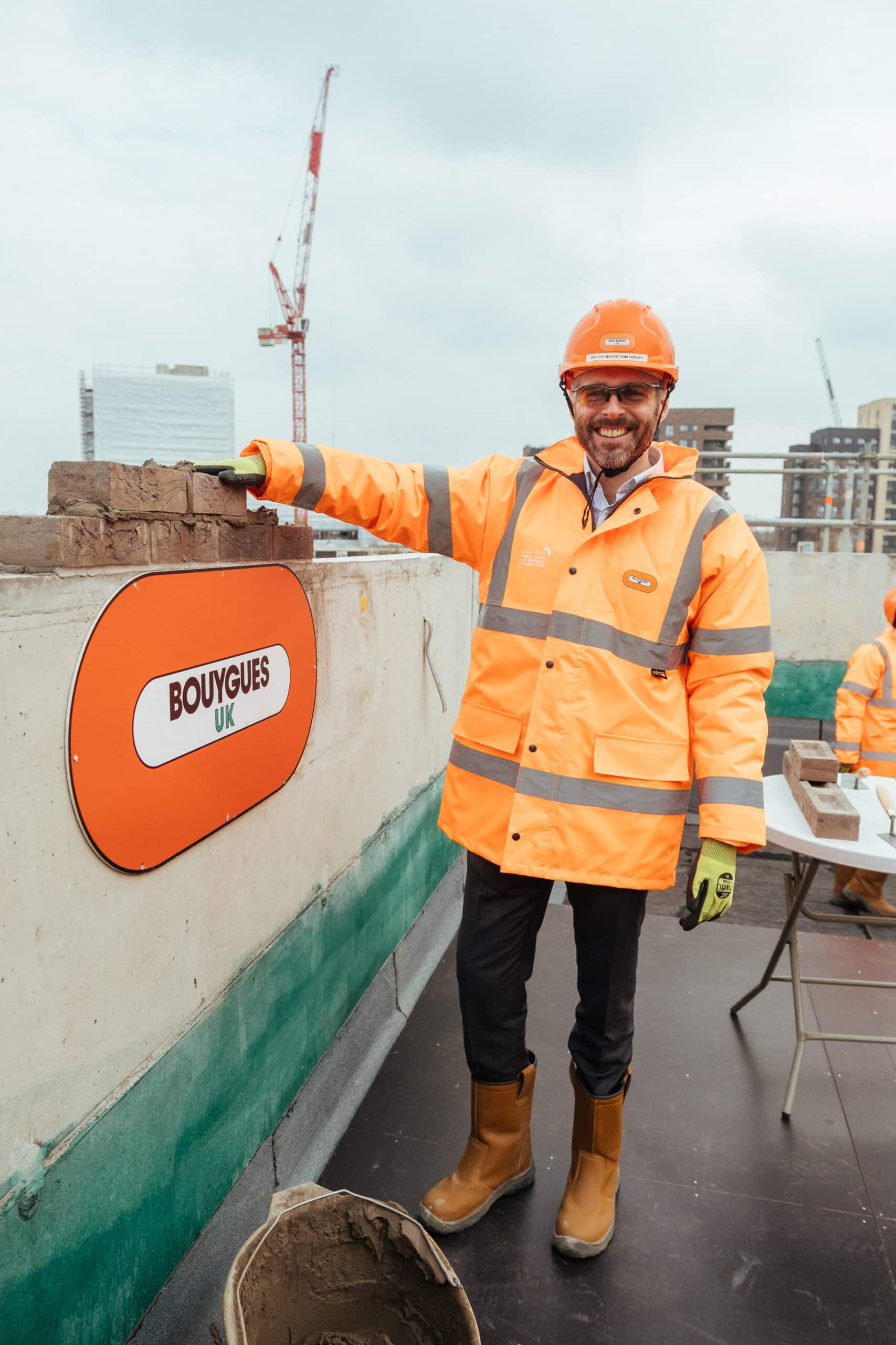 Topping Out at Tustin Estate - Bouygues UK